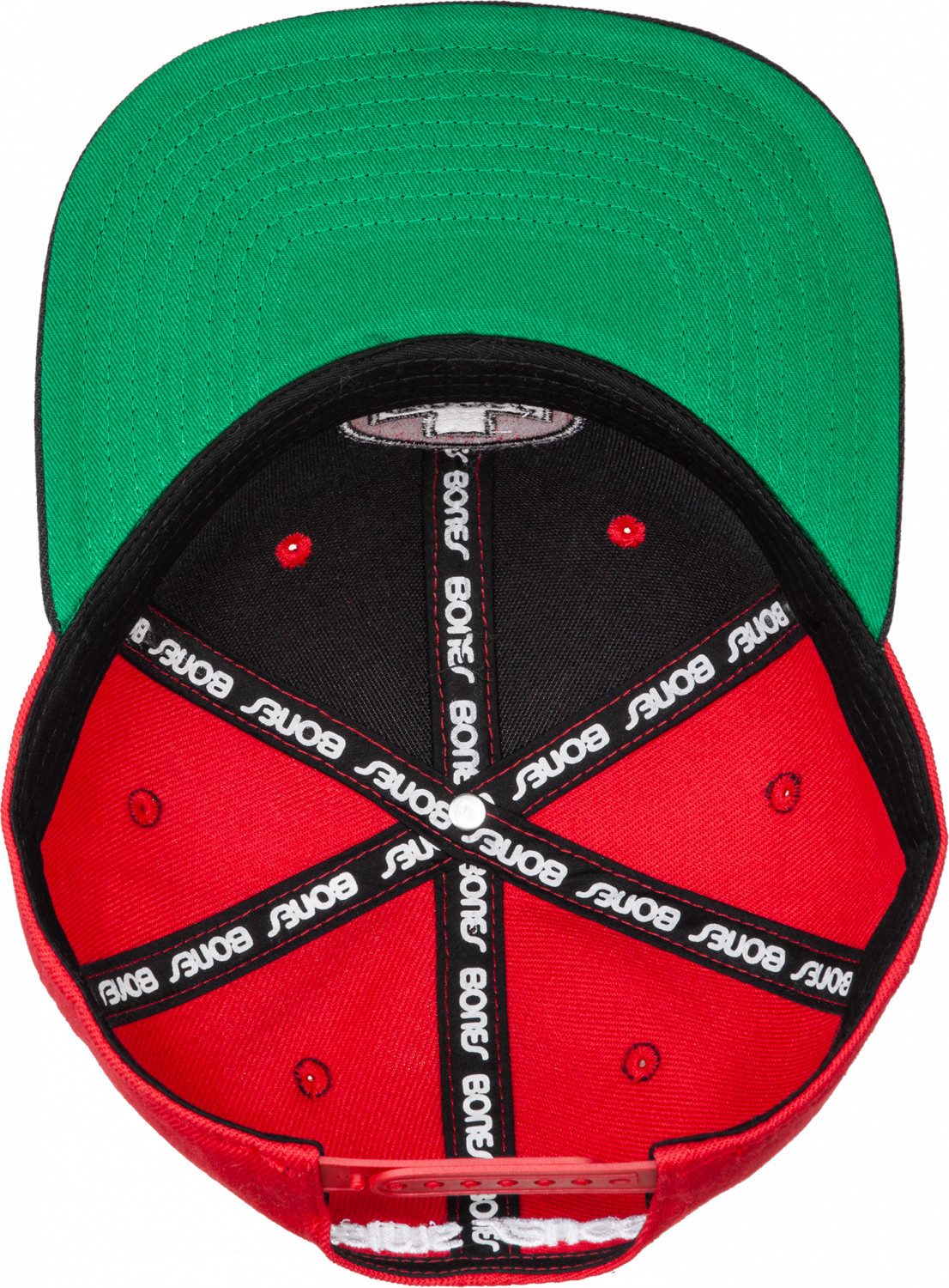 Bones Bearings 6 Panel Snapback Cap Red Photo #5 - Photo Gallery ...