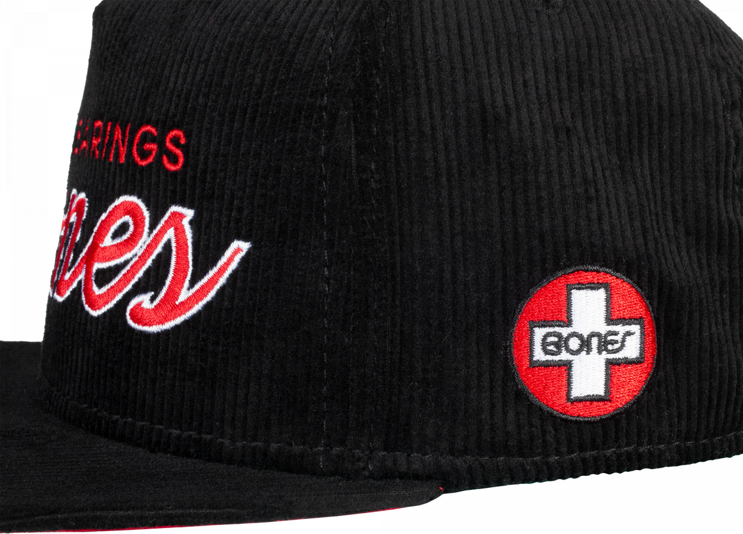 Bones Bearings Corduroy Snapback Cap Black Photo #1 - Photo Gallery ...