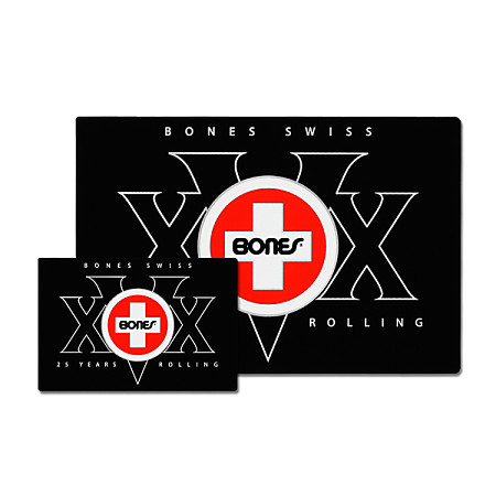 Bones Bearings 25th Anniversary Large Sticker (10 pack) - Bones Bearings